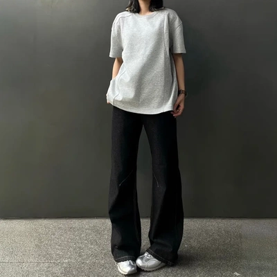 Redfire 美式cleanfit后口袋(仿马毛)高级原牛宽松Down Minority