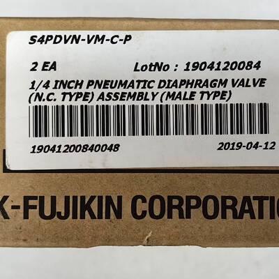 议价TKF  TK-fujikin  S4PDVN-VM-C-P适用
