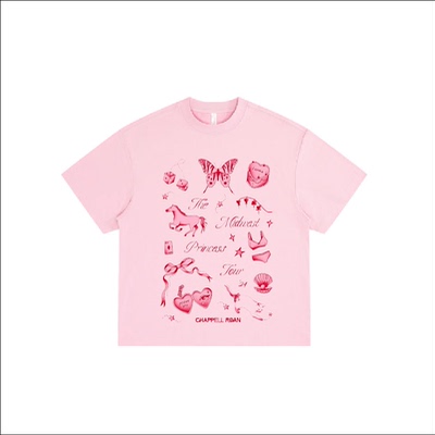 插排姐索罗娜自制宽松短袖T恤