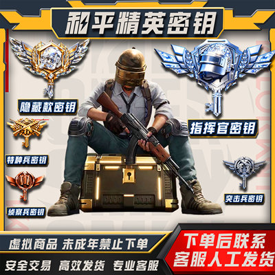 和平精英指挥官密钥大飞机特种兵隐藏款暮色之下珍宝精英专属礼盒
