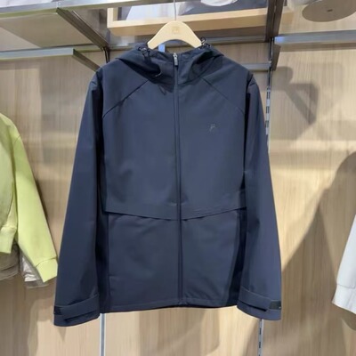 休闲运动百搭连帽梭织外套