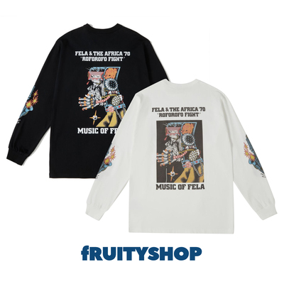fRUITYSHOP｜Fruity Friends 独眼矮子Music of Fela长袖T恤新款