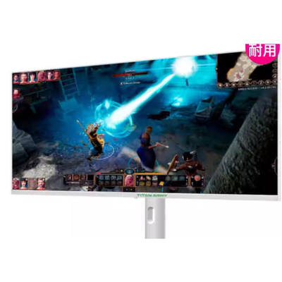 专用 泰坦军团P34UG 34英寸带鱼屏显示器全面屏类纸膜  纤维刚化高清防刮花防蓝光护眼膜 防反光磨砂防窥贴膜