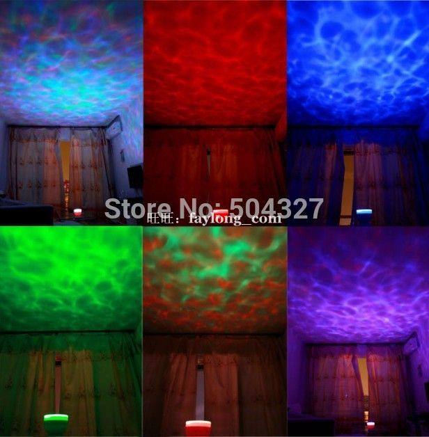 5 Rainbow Projector Lamp- Speakers Daren Waves MINI-Wave_虎窝淘