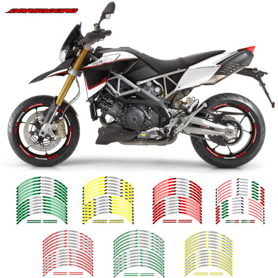 摩托车车轮贴纸Aprilia DORSODURO反光轮圈贴钢圈贴花轮毂贴纸