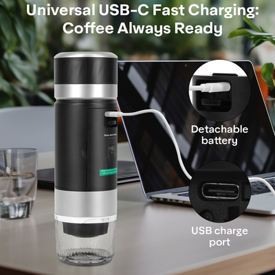 New wireless heated Italian espresso machine便携式咖啡机