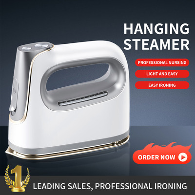 Vertical handheld hanging iron, steam electric iron