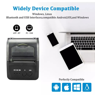 POS-5809DD Convenient Printer 58mm Bluetooth Android打印机