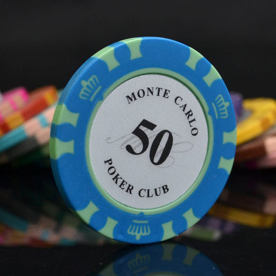 筹码粘土德州扑克筹码百家游戏麻将塑料筹码币筹码牌打牌用积分币
