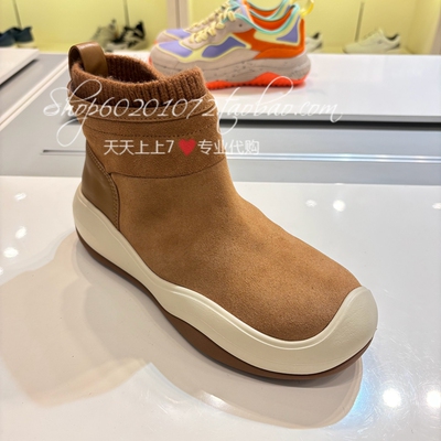 GEOX2025冬季女靴厚底切尔西靴