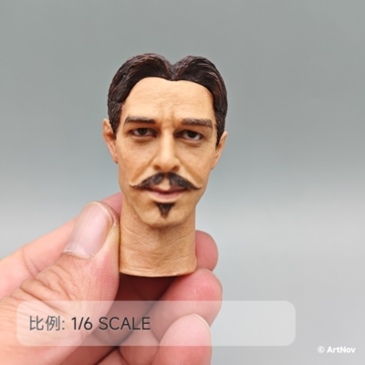 兵人1/6 墓碑镇 Doc holliday 西部牛仔 瓦尔 基尔默 头雕