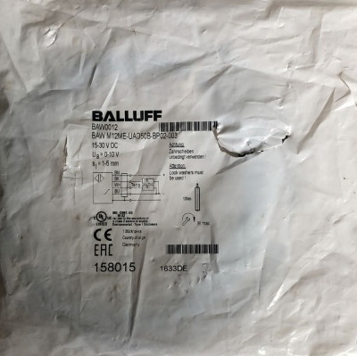 原装BALLUFF巴鲁夫传感器BAW0012 BAWM12ME-UAD50B-BP02-003