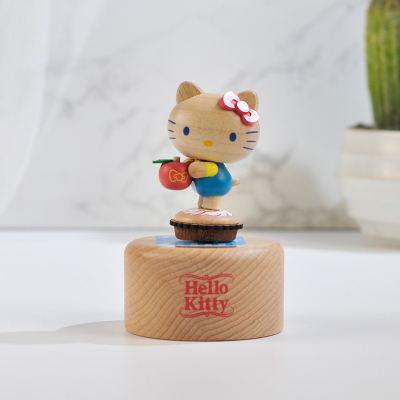 jeancard八音盒HelloKitty苹果派