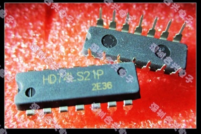 HD74LS21P  SN74LS21N  4输入端双与非门 进口【直拍！全新原装】