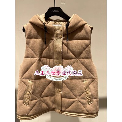 N.Paia/恩派雅国内正品2024秋冬羽绒服马甲 XNJICY004AT-3698