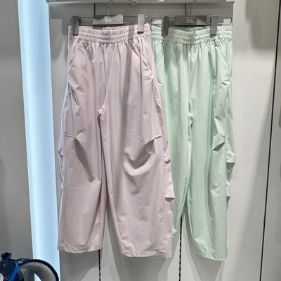 Skechers斯凯奇儿童2026夏季女童直筒裤休闲运动针织长裤L226G030