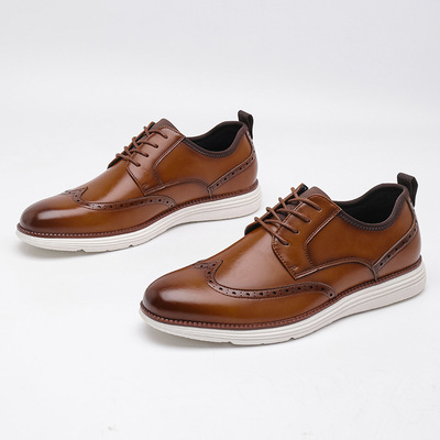 Blok Men's Business Leather Shoes布洛克男英伦休闲商务皮鞋