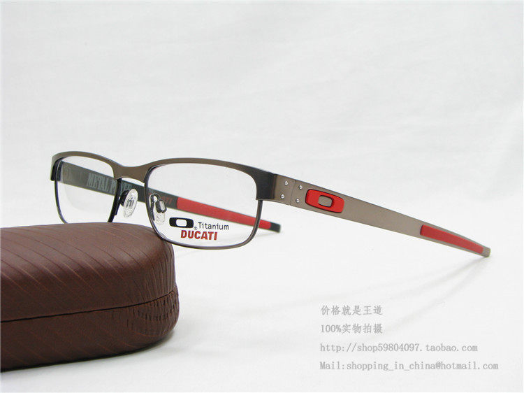 奥克利纯钛板近视眼镜架 复古镜框METAL PLATE 22-240 OX5038