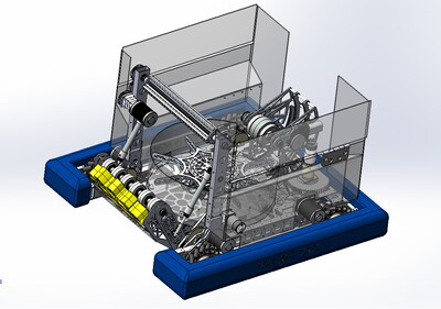 Tyai 2017 FRC麦克纳姆轮机器人车3D模型图纸 Solidworks设计