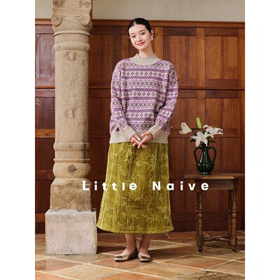 LittleNaive复古保暖毛衣女装