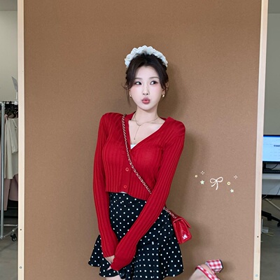 陈六六CHENLIULIU【私有浪漫】冰透清爽苎麻料百搭针织开衫上衣