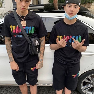 Trapstar夏季短袖短裤套装T恤