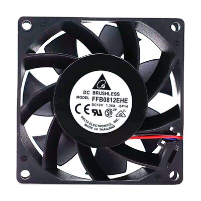 DELTA台达8cm 8038 12V 1.35A FFB0812EHE 超大风量PWM调速风扇