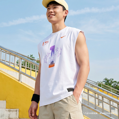 NIKE耐克男子AS M NK DF SL TOP运动休闲无袖T恤IR6280-100