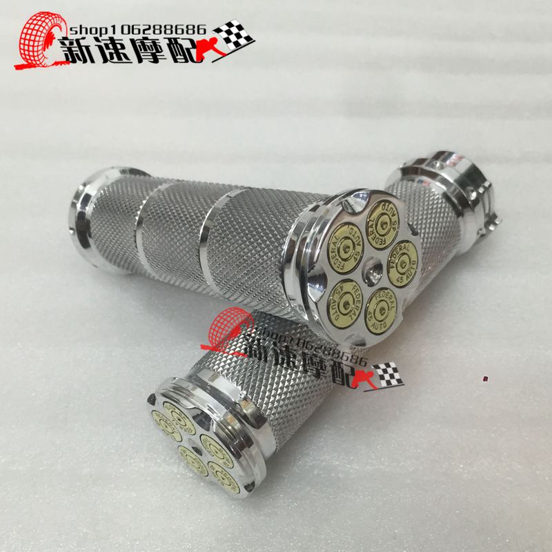 摩托车配件哈雷改装把套戴娜肥仔哈雷全系通用子弹壳油门把套