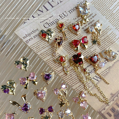 y2k兔子锆石美甲水冰月魔法权杖