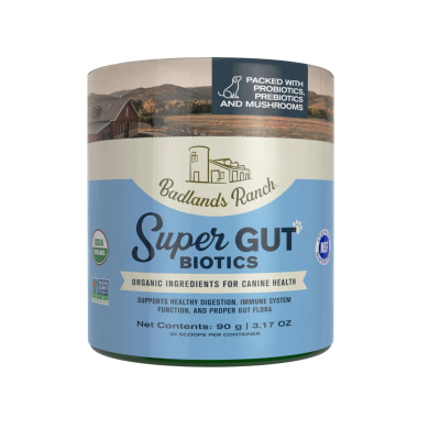 美国直邮 BADLANDS RANCH Super Gut Biotics 狗用消化补剂 90g