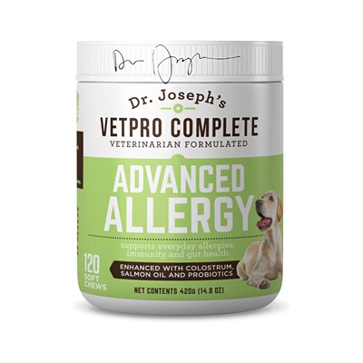 美国直邮 VetPro Advanced Allergy and Itch 狗高级过敏瘙痒支持
