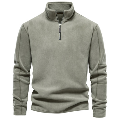 Men Pullover Male Sweater Hooded Clothes男装秋冬立领长袖卫衣