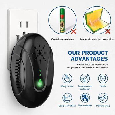 超声波驱鼠器厂家直营跨境新款热销Pest Repeller电子驱虫器驱蛇