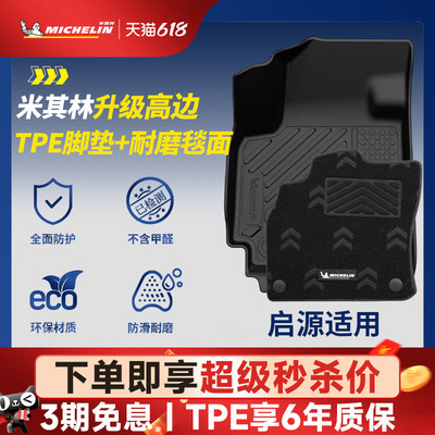 米其林全TPE脚垫适用于启源