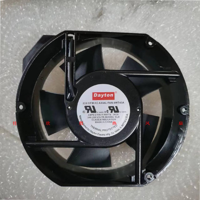 Dayton 239 CFM AC AXIAL FAN 4WT43A 220V 26/25W 17251机柜风扇