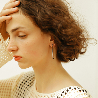 两色入回形针金属耳扣