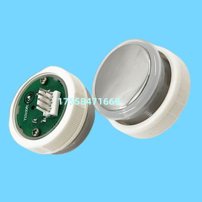 蒂森电梯无字按钮圆型镜面不锈钢蓝光Y1010081A A4J12877A贝思特