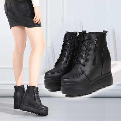 马丁靴加绒加厚橡胶底马丁靴