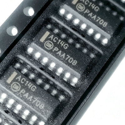 MC74AC14DR2G 丝印AC14G 全新原装贴片SOP14 反相器芯片