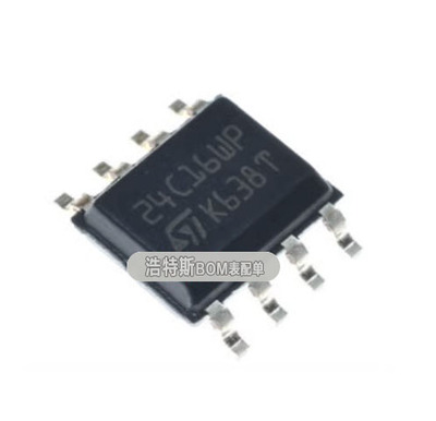 进口原装24C16WP M24C16-WMN6TP SOP-8 存储器芯片EEPROM I2C接口