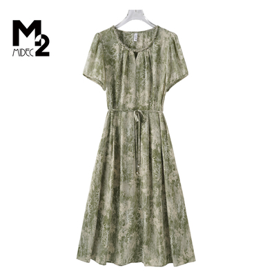 M2折扣店夏季雪纺连衣裙