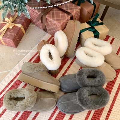 冬日暖阳皮毛一体塔茨特雪地靴