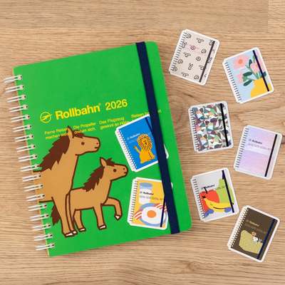 不确定买得到~日本Rollbahn 2026年小马封面笔记本 手账 月历L