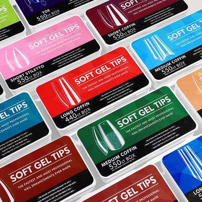 False Nails New Matte Tips Fake Nail Capsule Press on Coffin
