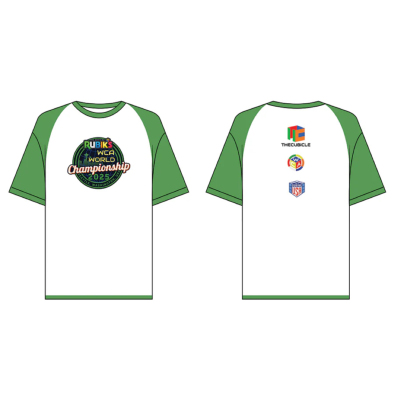 【Cubicle酷比科】2025WCA世界魔方锦标赛T恤 官方正版Worlds2025