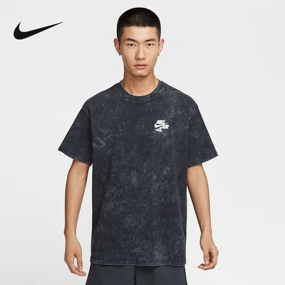 Nike耐克短袖男2025夏季新款宽松透气印花运动休闲T恤HQ9276-010