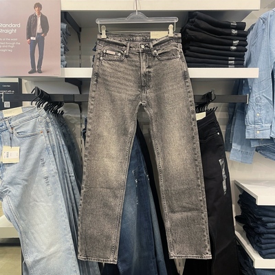 CK男士宽松直筒牛仔裤Straight