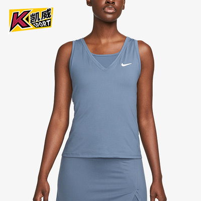 Nike/耐克正品Court 女子网球运动背心T恤CV4785-491