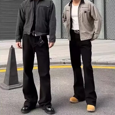 cleanfit巴黎bootcut黑色弯刀直